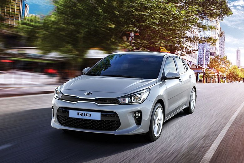 KIA Rio 4-Door Color Options Available in UAE